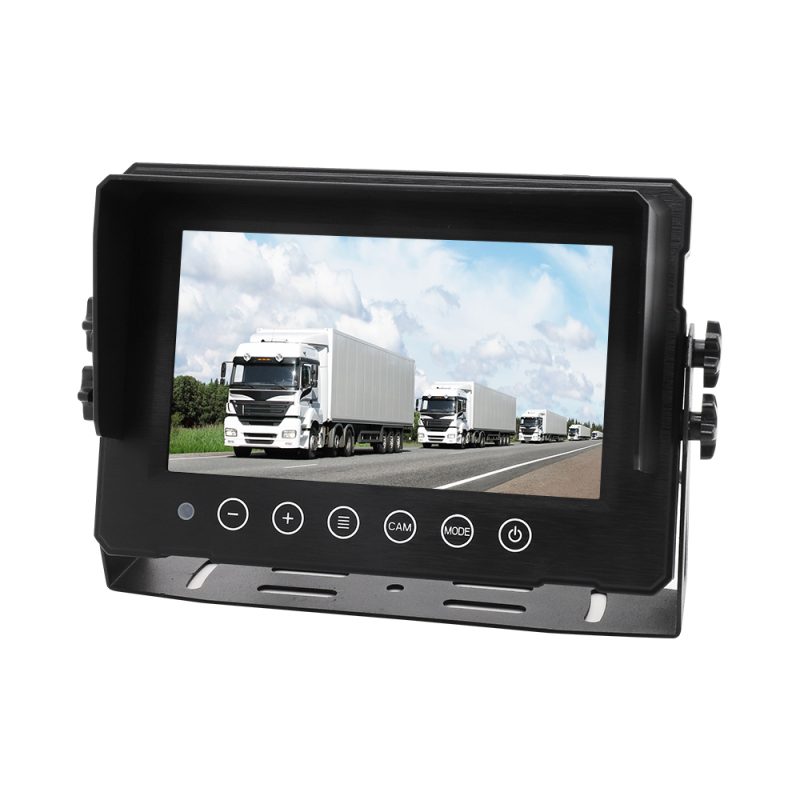 7" AHD LCD Monitor IP67 Waterproof 4CH Display