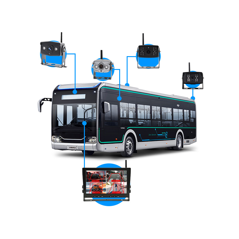 10.1" AI BSD System DVR Camera for Trucks